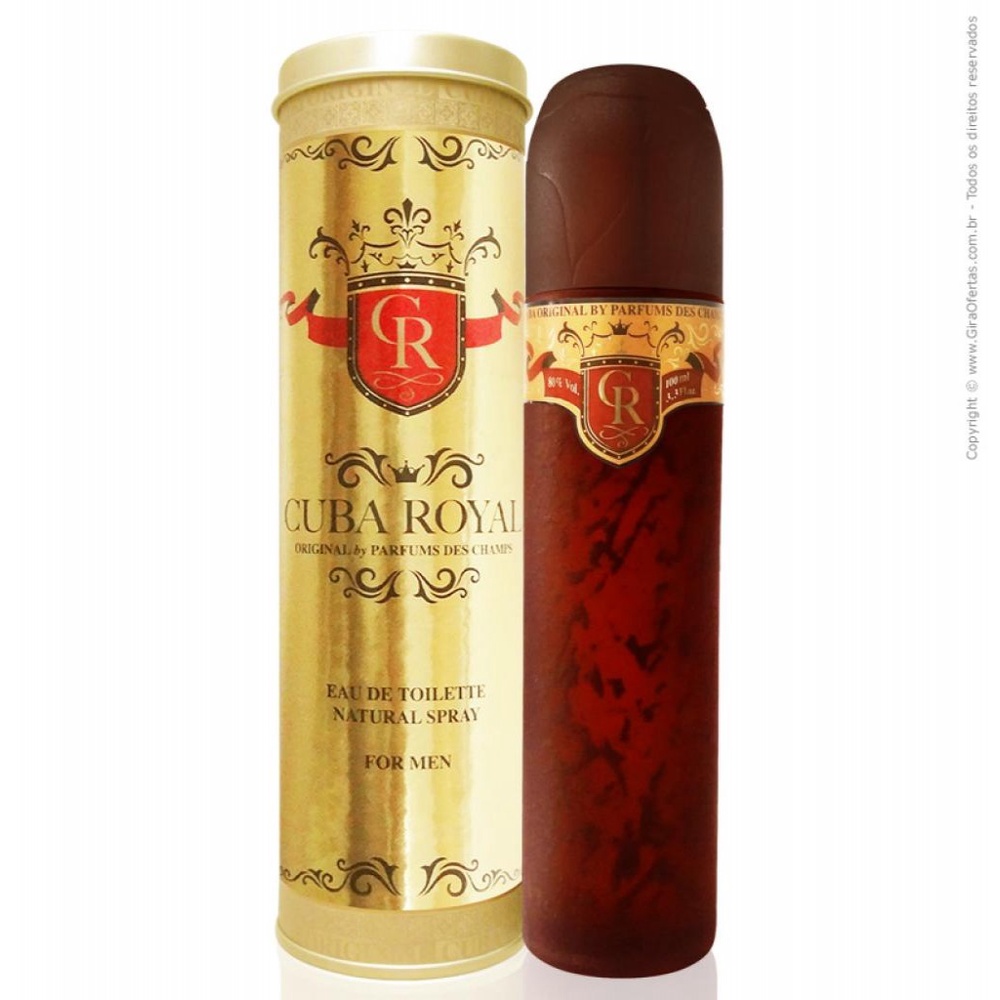 Perfume Cuba Royal EDT 100ml - Original sms | Shopee Brasil