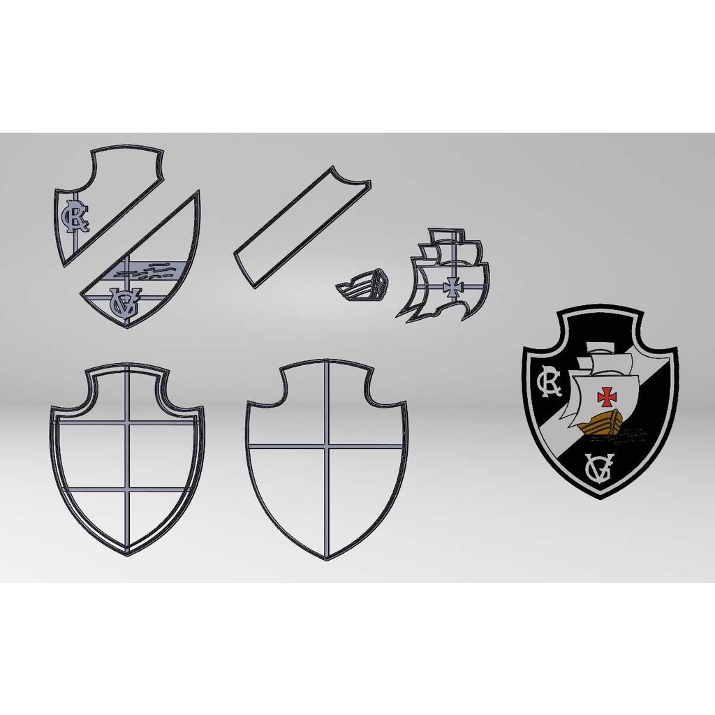 ESCUDO VASCO | Shopee Brasil