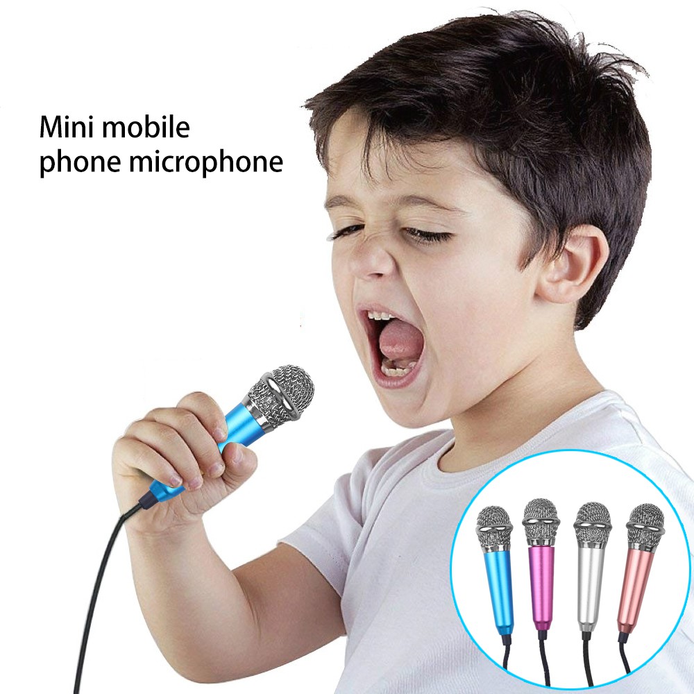 Mini Microfone de Celular com Headset / Minimicrofone para Bar Para Est Dio / Celular / Pc ...