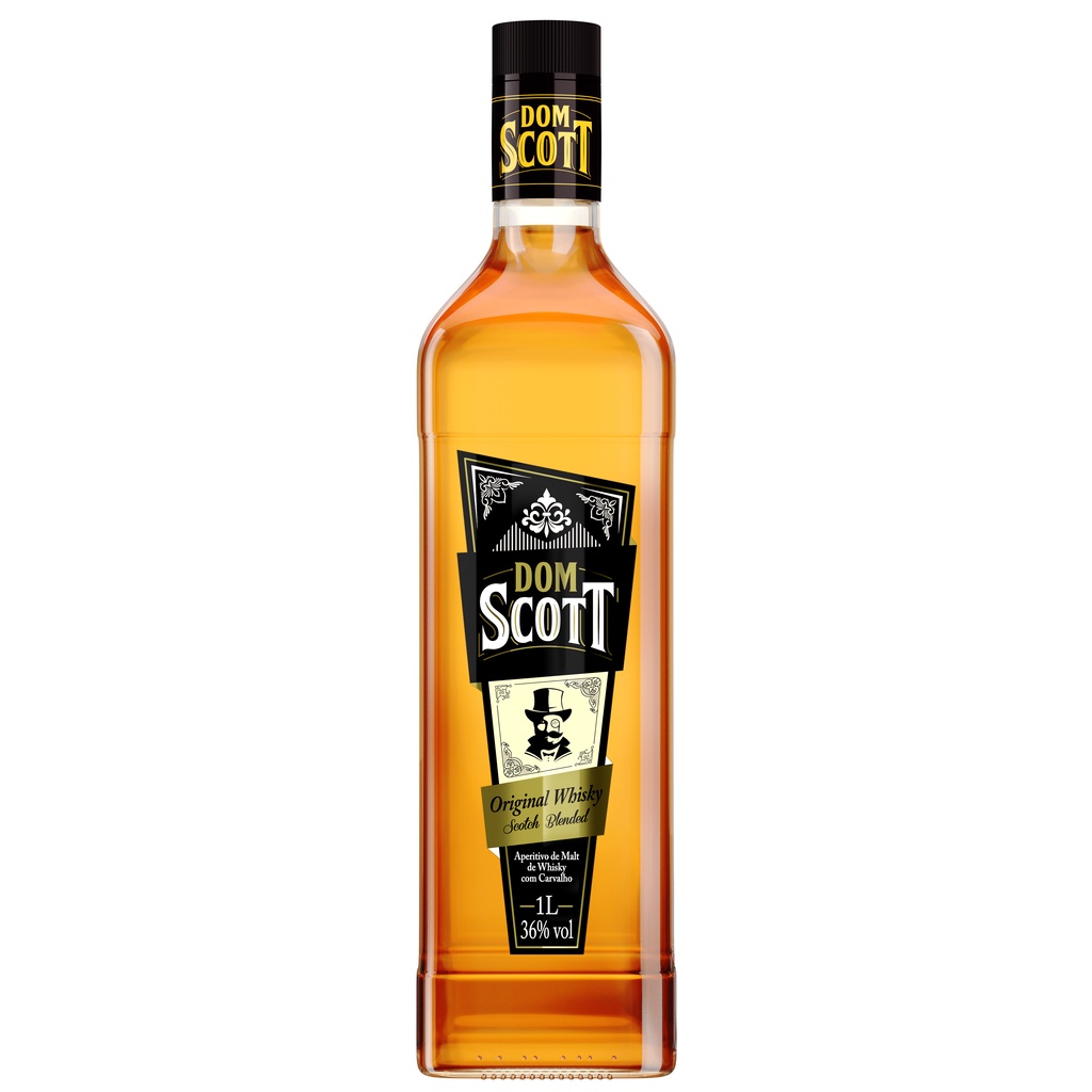 Dom Scott Coquetel Bebida Alcoolica Whisky Drink Vidro 900Ml | Shopee ...