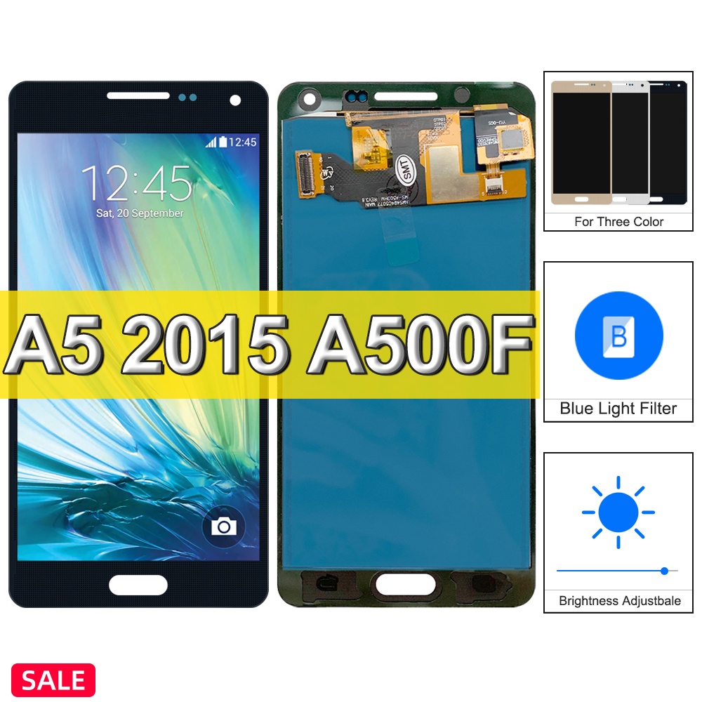 Tela Frontal Display LCD Touch Samsung A5 2015 A500 A500F A500Fu A500H ...