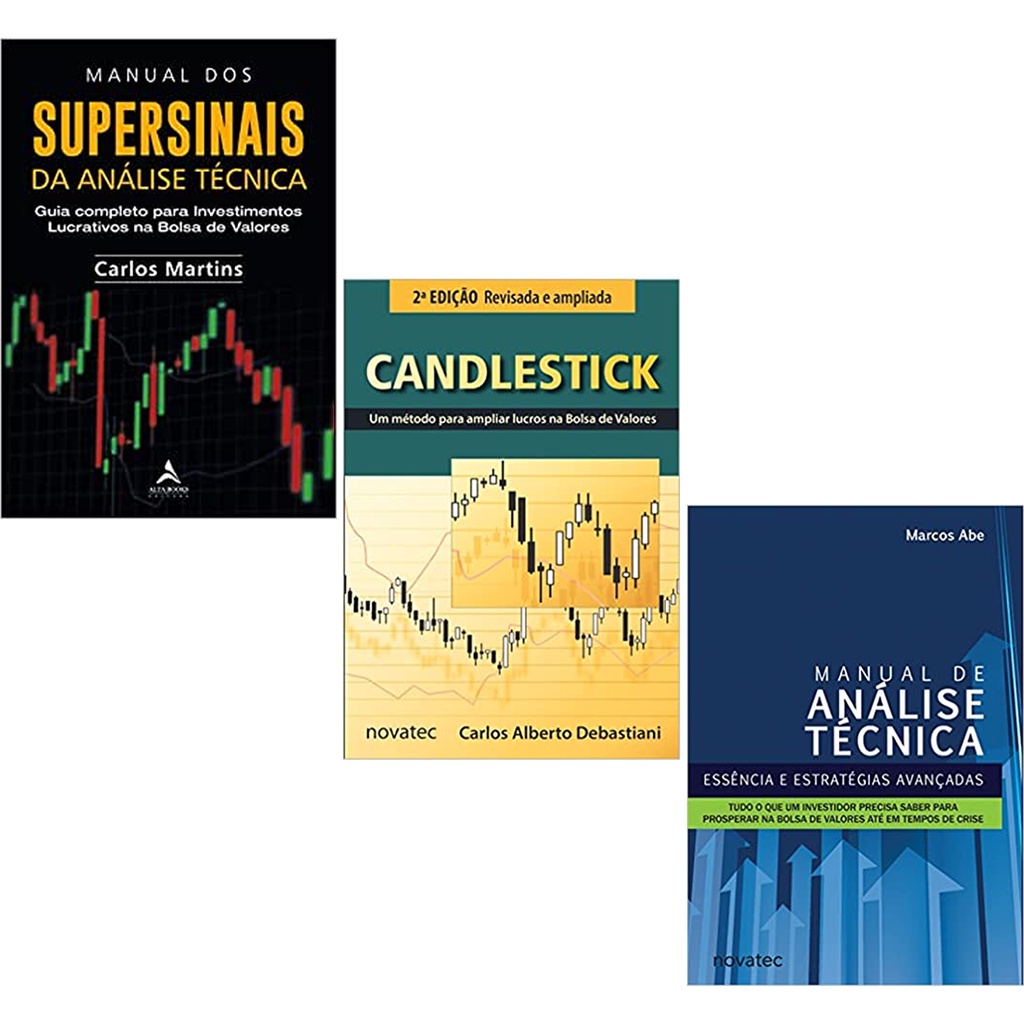 Livro Kit: Candlestick E Manual De Análise Técnica +1 | Shopee Brasil