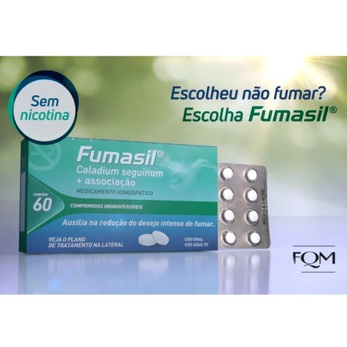 Fumasil 300mg 60 Comprimidos (PARE DE FUMAR) | Shopee Brasil