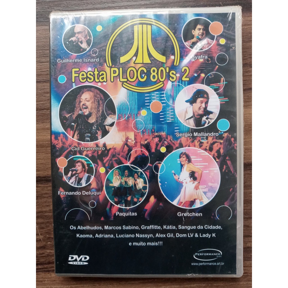 DVD Festa Ploc 80's volume 2 Sérgio Malandro, Fernando Deluqui ...