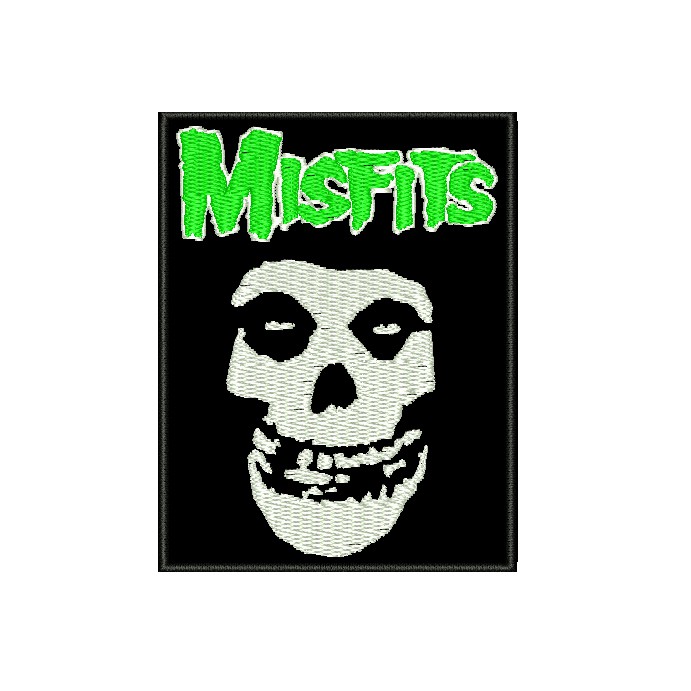 Patch Bordado Banda Misfits - logo (termocolante, bandas, rock) | Shopee Brasil