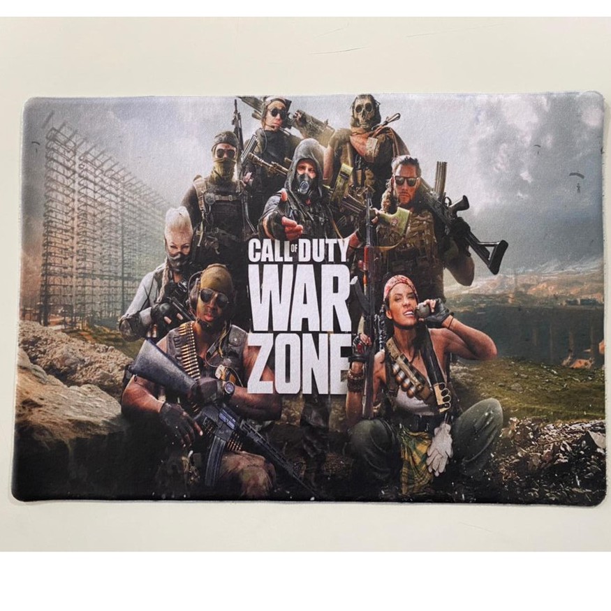 Mouse pad Gamer 35x25cm - Warzone | Shopee Brasil