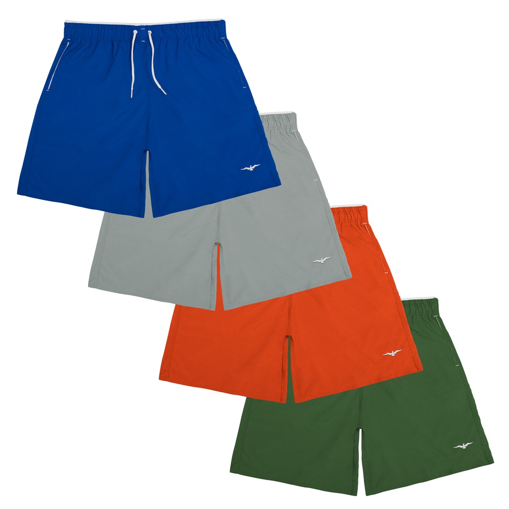 Short Elastano Masculino Dri Fit Praia Academia Secagem Rapida Cores ...