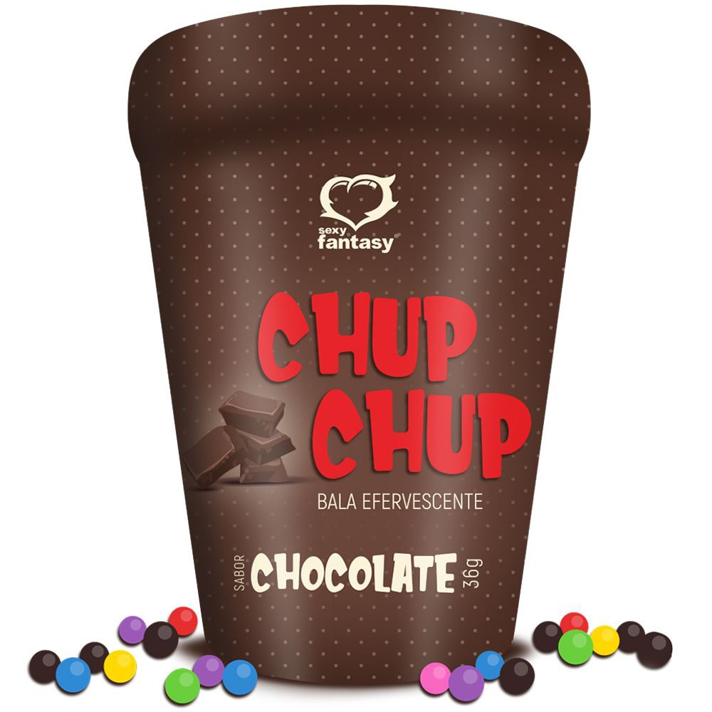 CHUP CHUP BALA EFERVESCENTE 36G SEXY FANTASY | Shopee Brasil