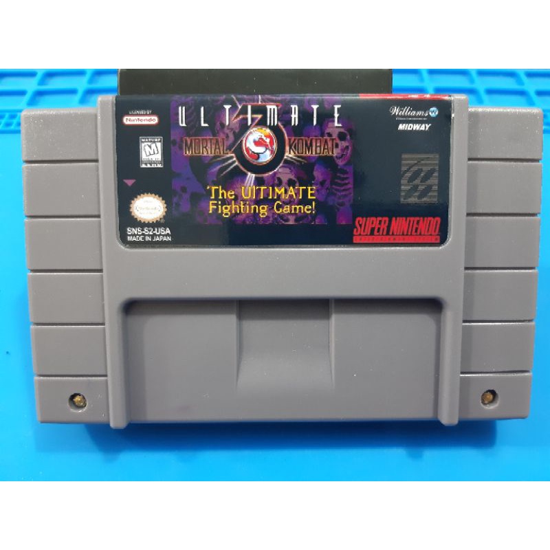 cartucho de super Nintendo mortal kombat ultimate 3. | Shopee Brasil