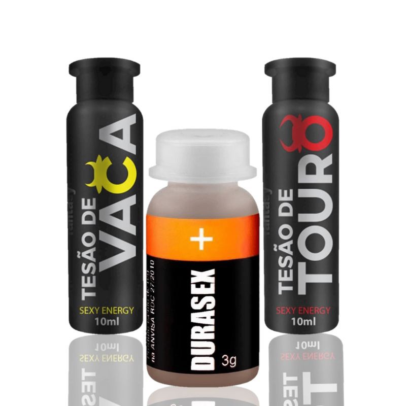 kit do prazer com 3 PRODUTOS TESÃO DE VA E DE TOURO E DURASEX | Shopee ...