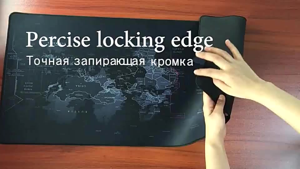 80*30CM Mouse Pads mapa mundial Para trabalhos informáticos e jogos Non ...