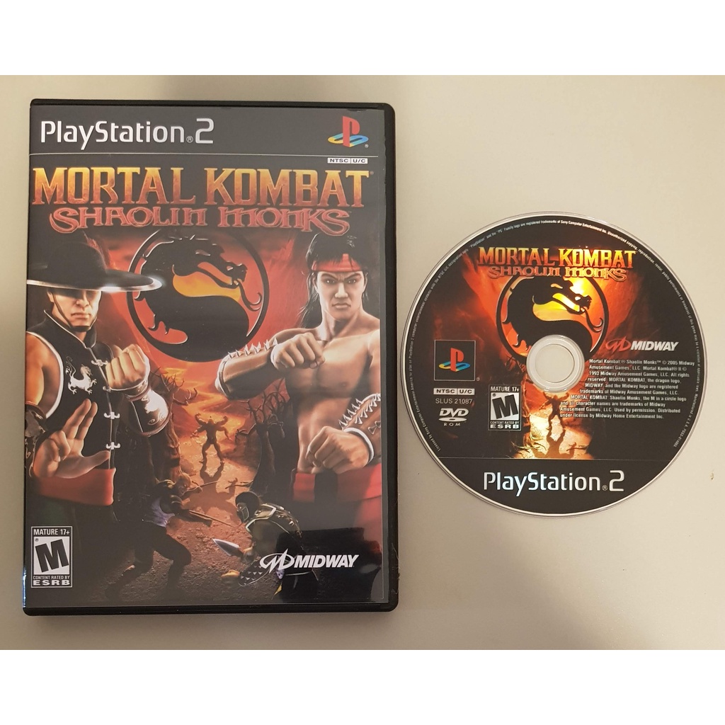 PS2 - Mortal Kombat Shaolin Monks - Leia a descrição | Shopee Brasil