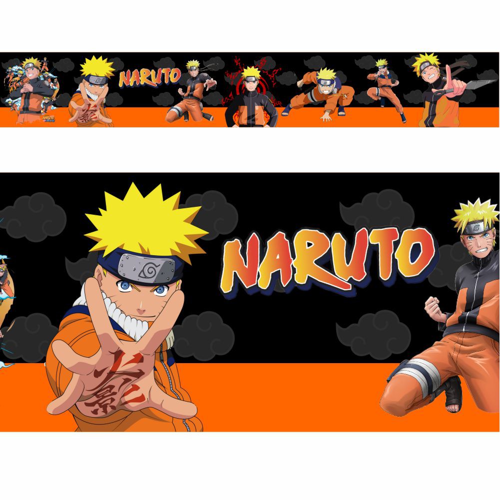 Adesivo Border Faixa papel de parede Naruto | Shopee Brasil