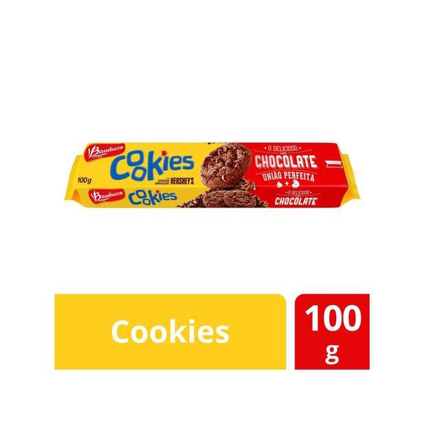 Cookies Chocolate Bauducco 100g | Shopee Brasil