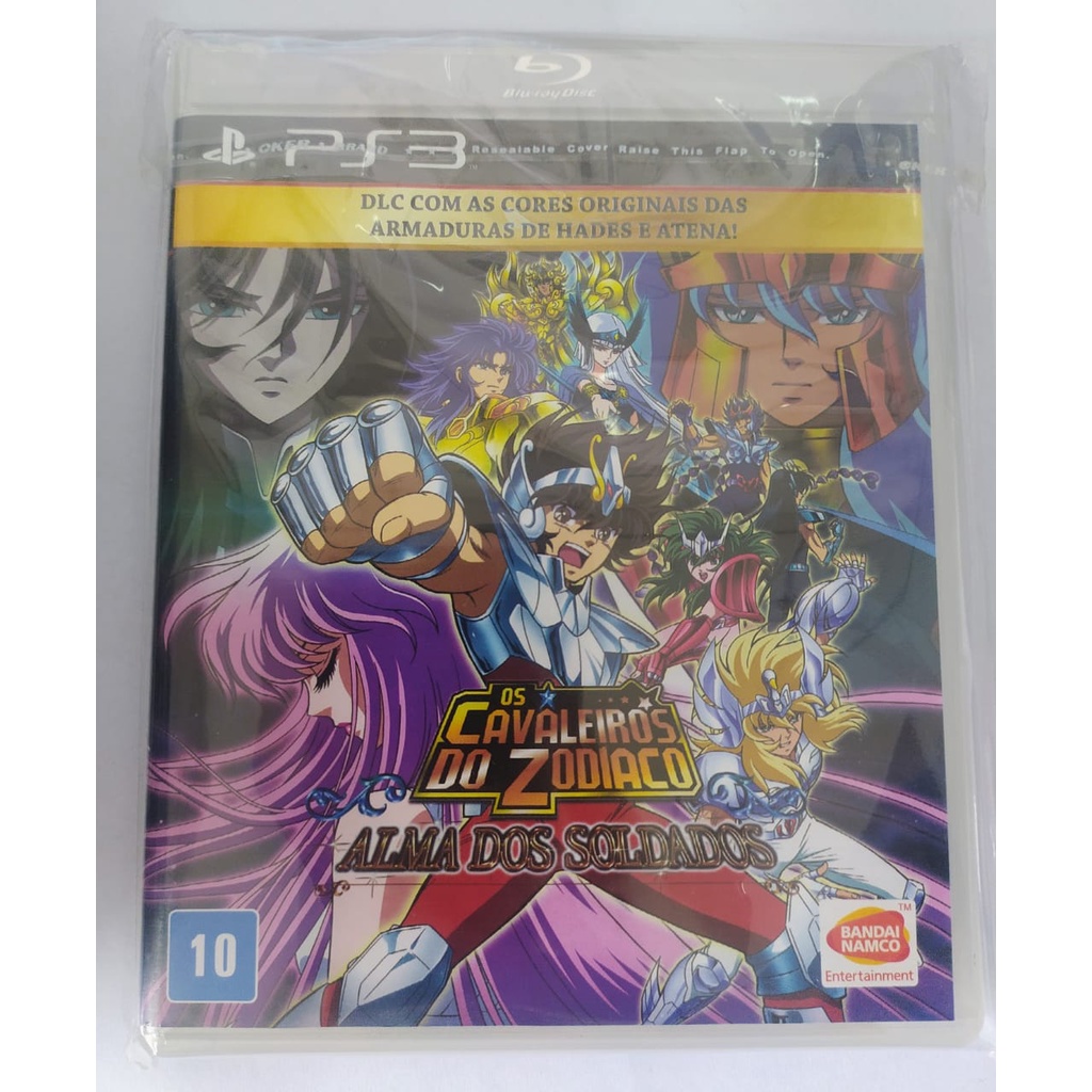 Os Cavaleiros do Zodíaco Alma dos Soldados PS3 Original Mídia Física Pronta Entrega | Shopee Brasil