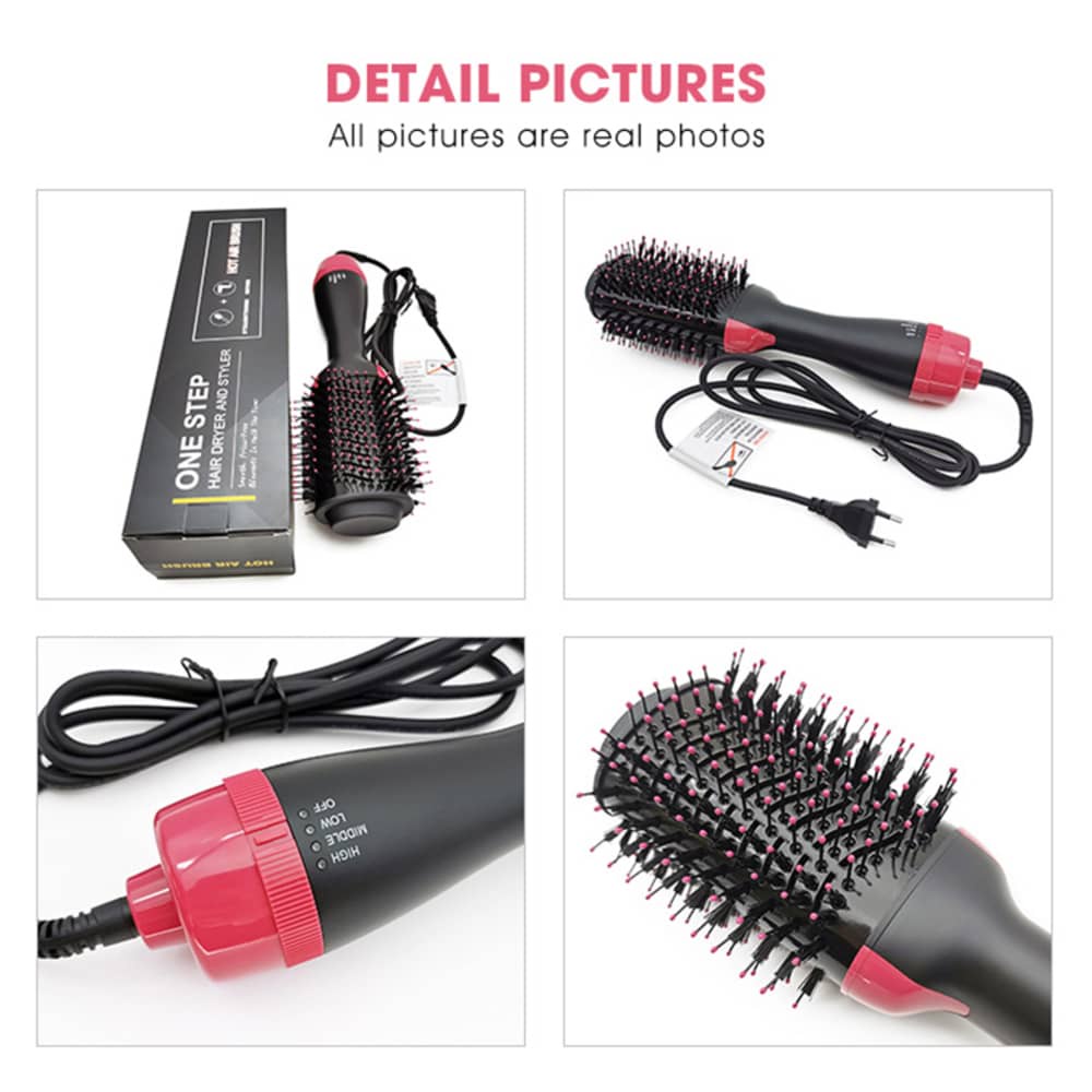 Escova Secadora Modeladora Potente 3 Em 1 One Step 110v Shopee Brasil