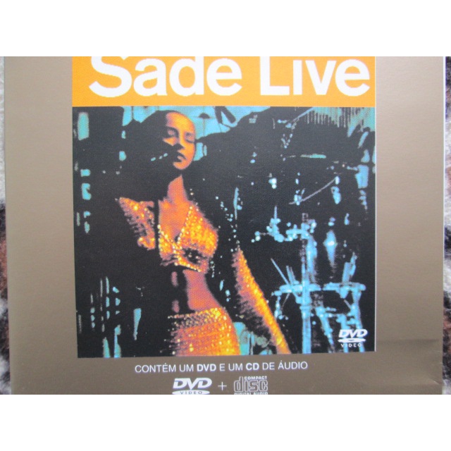 DVD + CD - SADE LIVE / Série Limitada Raríssima + 3 Encartes Novissimos ...