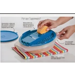 PRÁTICA RALADOR 2L AZUL - TUPPERWARE | Shopee Brasil