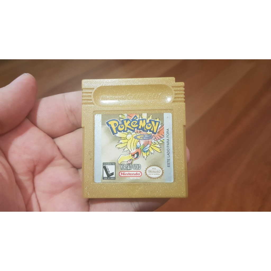 Pokemon Gold Game Boy Color Nintendo Original | Shopee Brasil