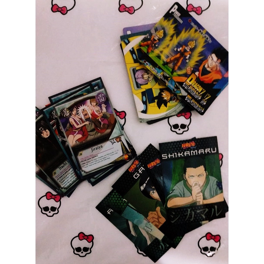 Cartas, cards Naruto, Dragon Ball Z,Gt, Samurai X, (cards) importados e ...