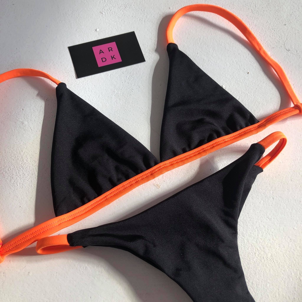 Biquini Moda Praia Neon | Shopee Brasil