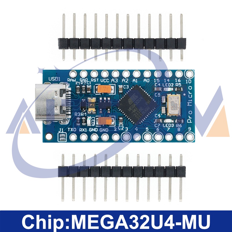 Pro Micro Atmega32U4 5 V / 16 Mhz Módulo Com O Bootloader Para Arduino ...