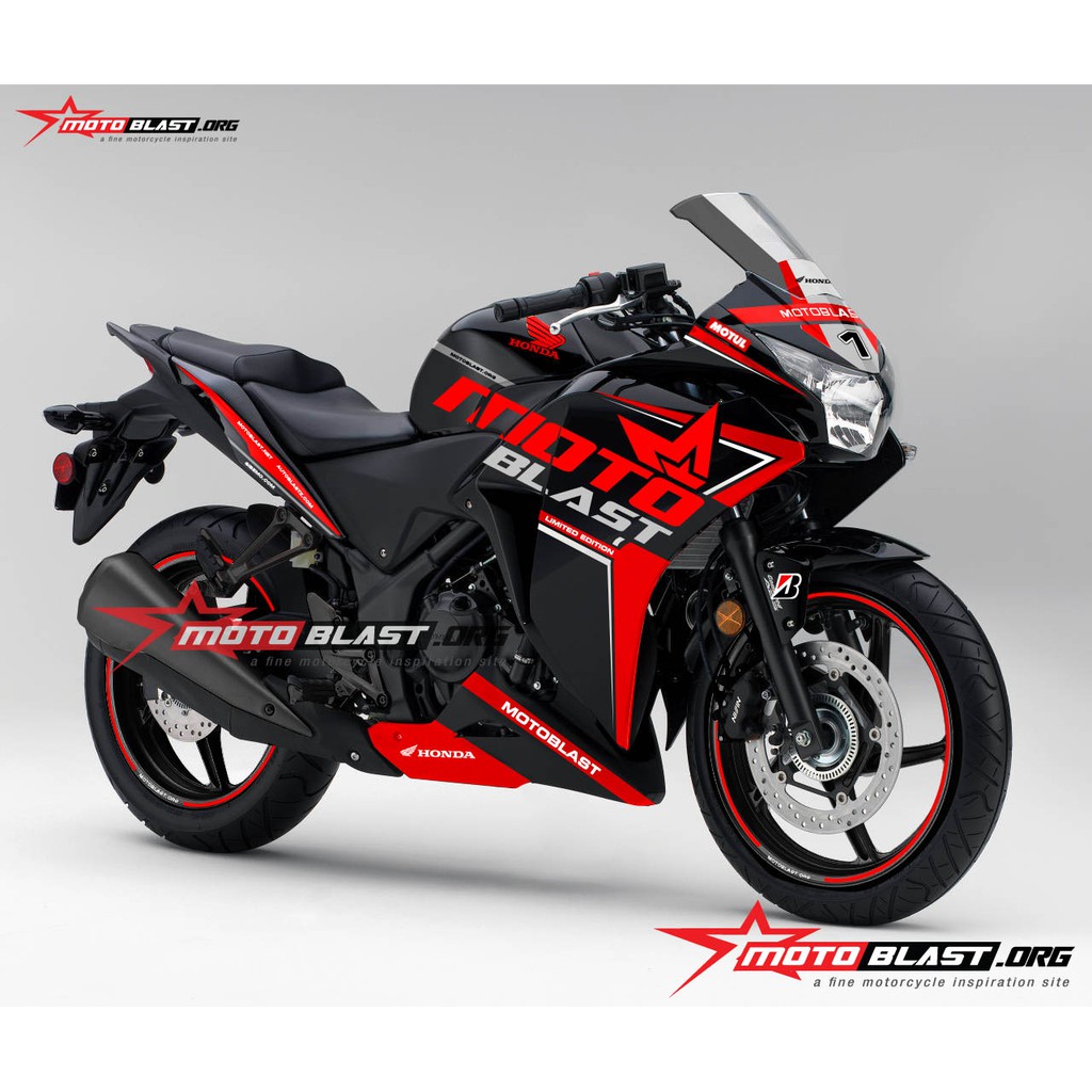 Adesivo Listra Adesivos Motoblast Para Honda Cbr250R Tailândia Race ...