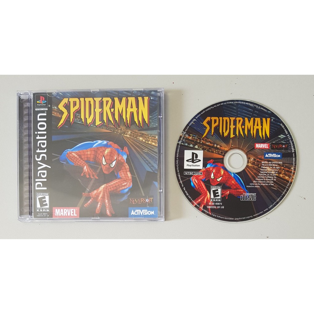 PS1 Spiderman 1 Spider Man Leia a descricao