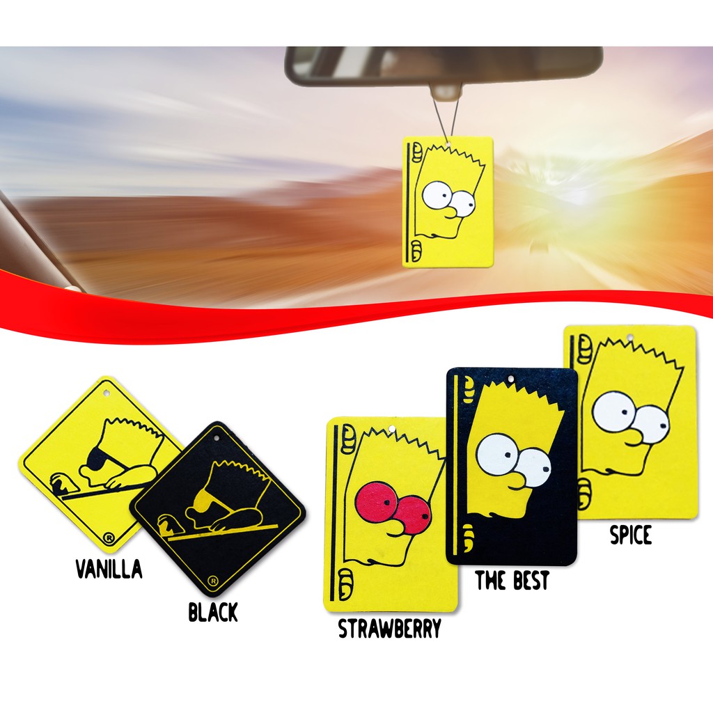 2, 3 ou 5 Aromatizantes Bart Simpson - Produto Original Auto Fresh ...