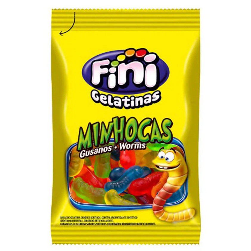 Bala Fini Minhocas 15g C/ 12 Unidades - Fini melhor preço!!! | Shopee ... Bala Fini Minhocas 15g C/ 12 Unidades - Fini melhor preço!!! | Shopee ...