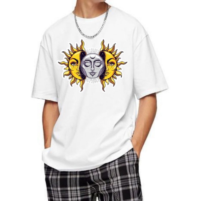 Camiseta Sol e Lua | Shopee Brasil