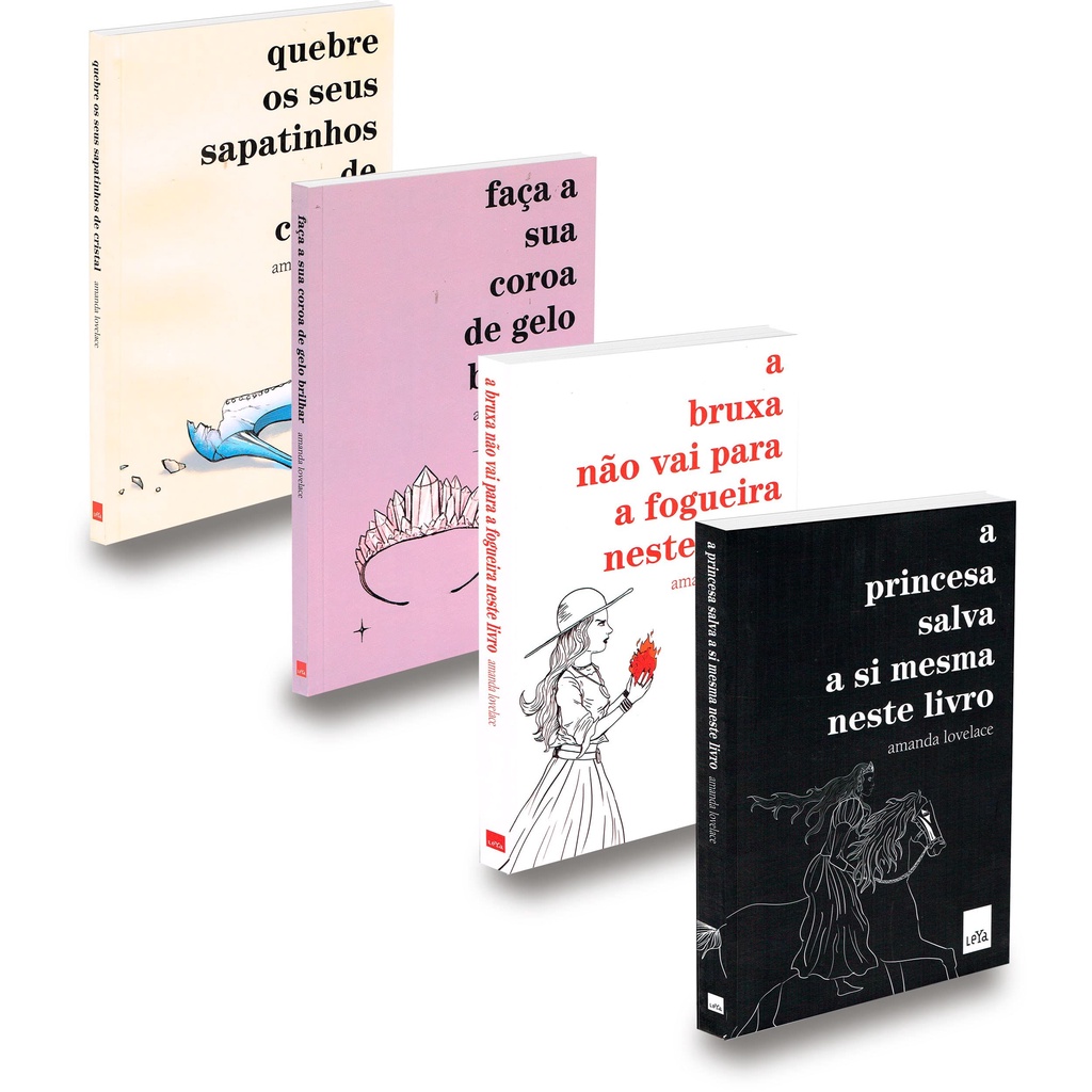 Kit Amanda Lovelace, A Princesa Salva A Si Mesma Neste Livro, 4 Livros ...
