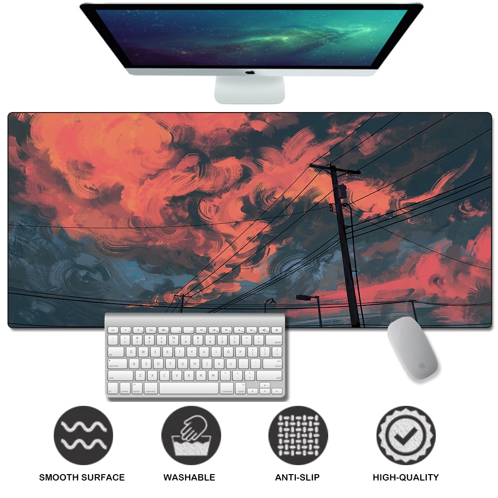 Mousepad Grande De Mesa Para Jogos | Shopee Brasil