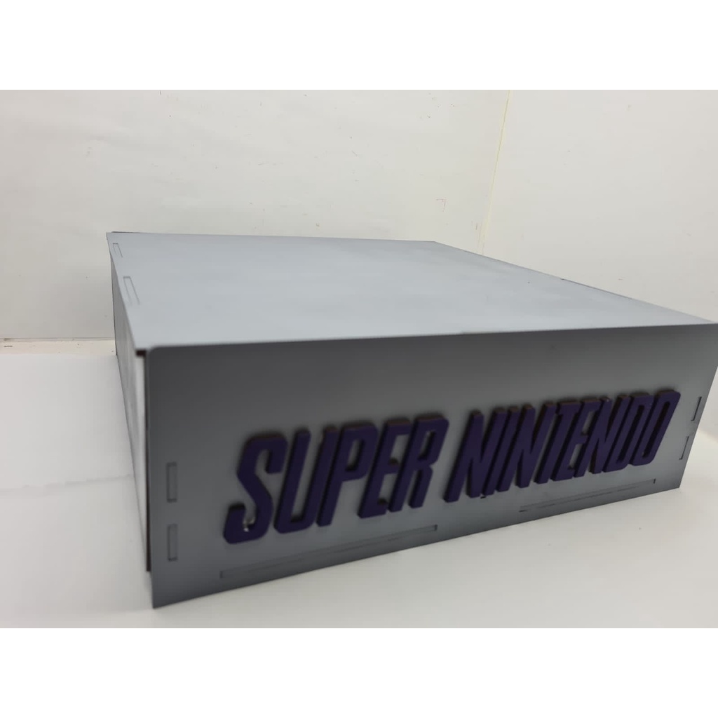 Caixa super Nintendo em mdf com tampa | Shopee Brasil