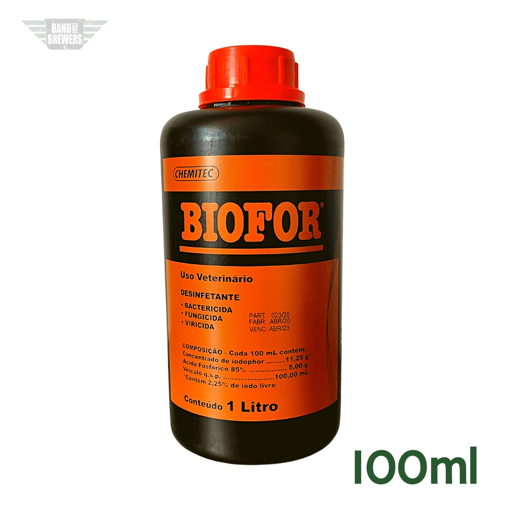 Sanitizante Iodofor Biofor - Cerveja Artesanal | Shopee Brasil