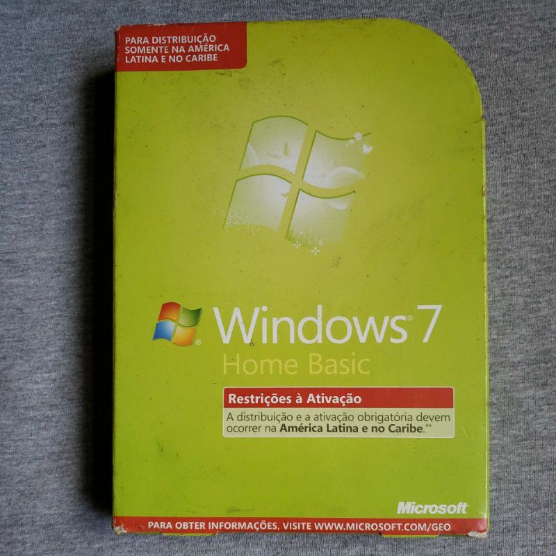 Windows 7 - Home Basic - PC | Shopee Brasil