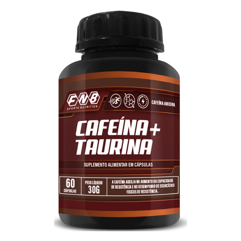 Cafeína 200mg + Taurina 200mg 60 Caps FNB Sports Nutrition | Shopee Brasil