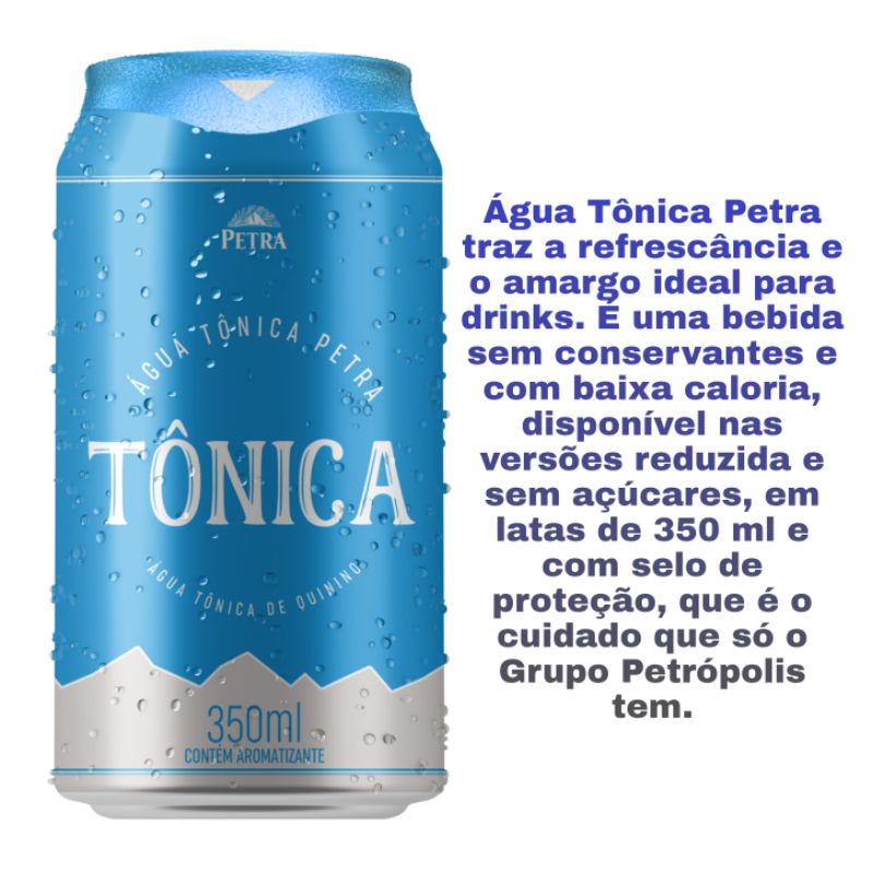 Água Tônica Petra Lata 350ml Lançamento | Shopee Brasil
