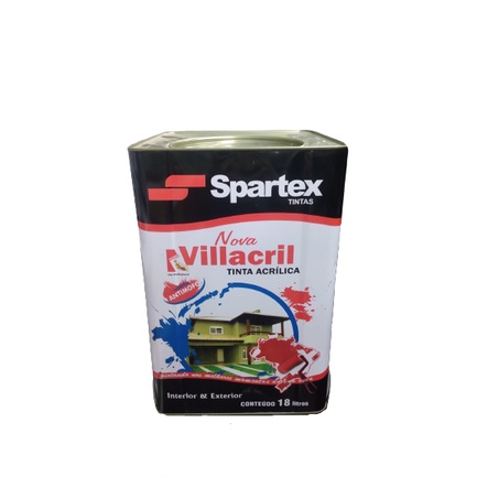 Tinta Acrilica Exterior Azul Sereno 18L Spartex Standard | Shopee Brasil