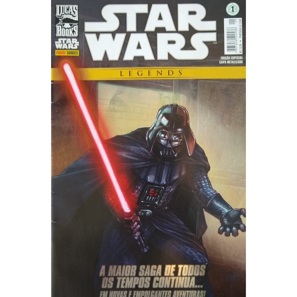 STAR WARS LEGENDS 1 - CAPA METALIZADA | Shopee Brasil