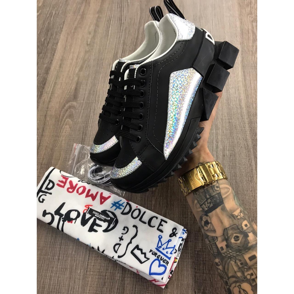 Tenis Dg G6 Super King Black Prata Unissex | Shopee Brasil