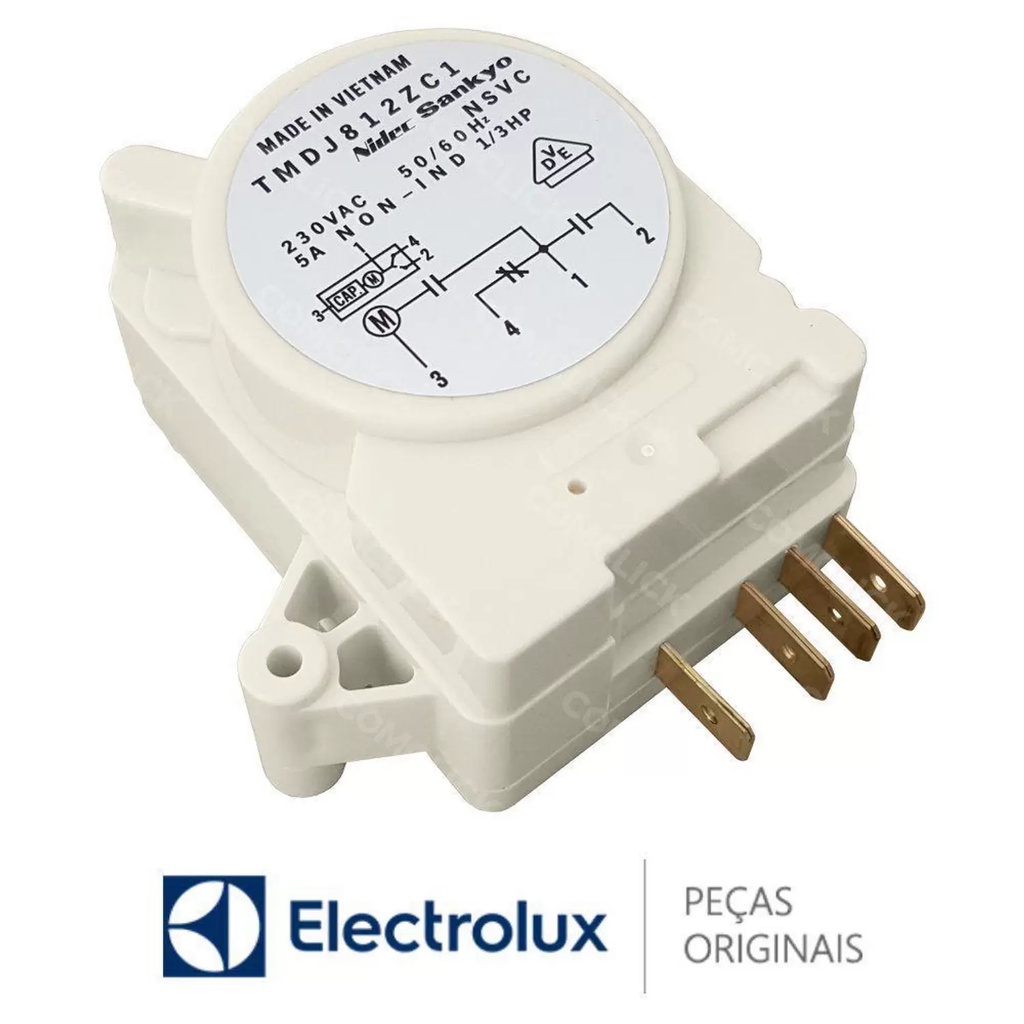 Timer Defrost Electrolux Geladeira 64484484 - 220V | Shopee Brasil