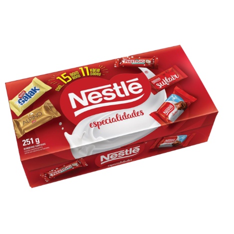 BOMBOM NESTLÉ ESPECIALIDADES 251G | Shopee Brasil