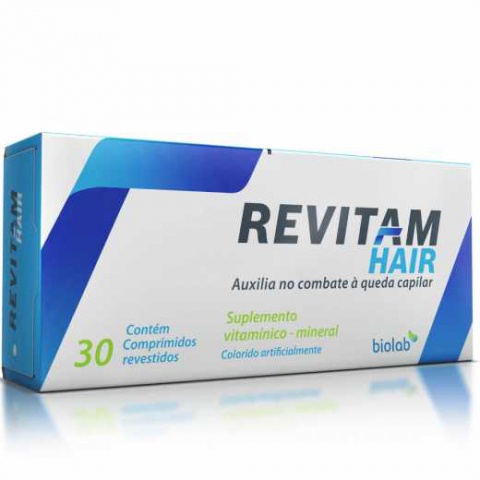 Revitam Hair - C/ 30 comprimidos | Shopee Brasil