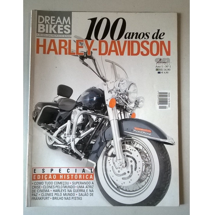 REVISTA 100 ANOS DE HARLEY-DAVIDSON | Shopee Brasil