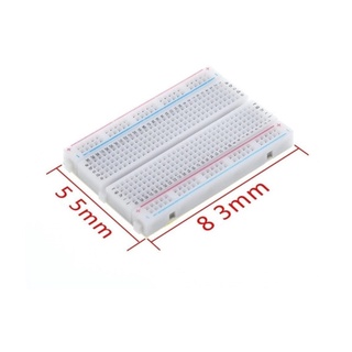 50 Protoboard Breadboard 400 Pontos Furos Prototipo Arduino | Shopee Brasil