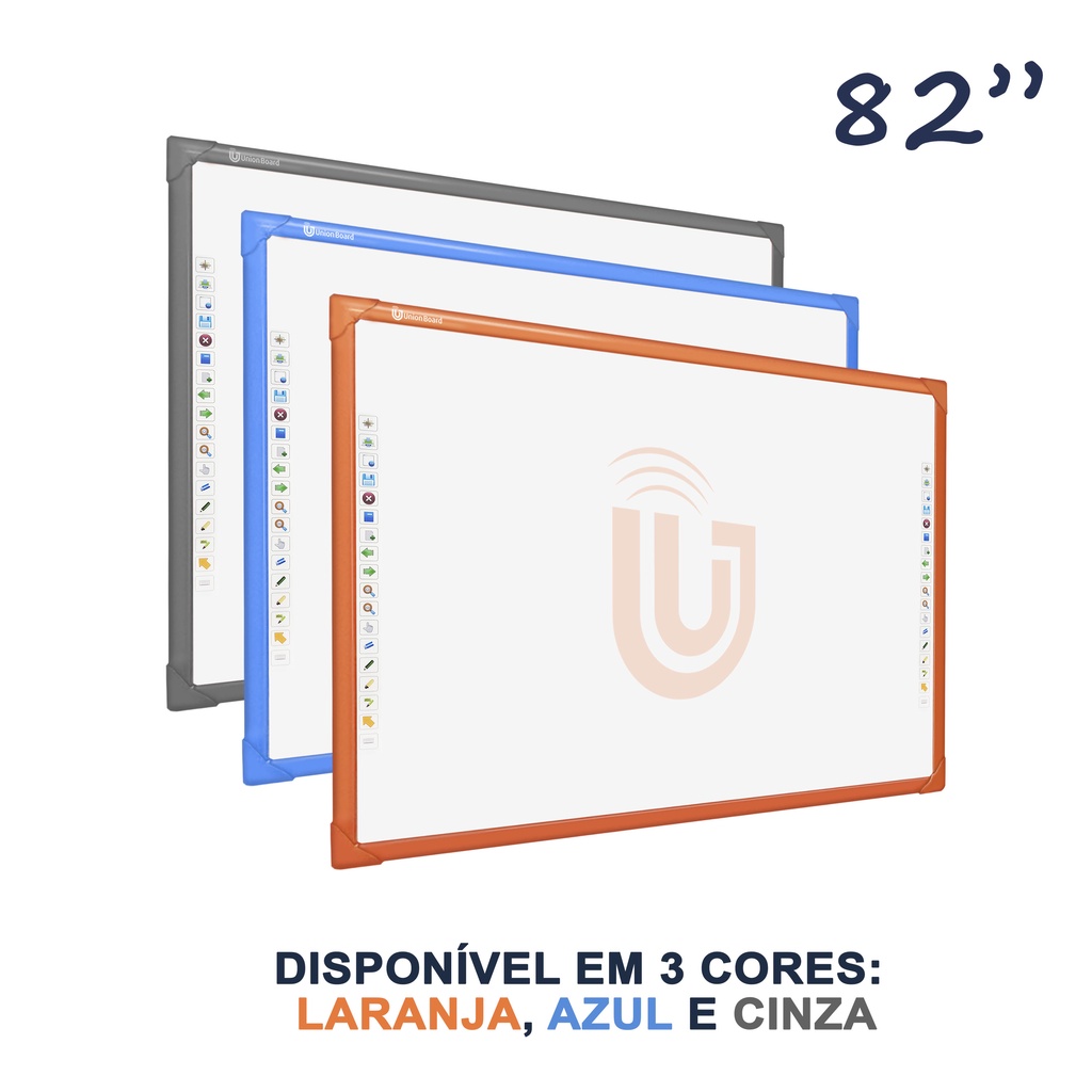 Quadro digital unionboard 82" polegadas | Shopee Brasil