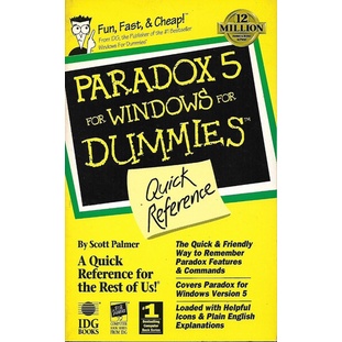 Paradox 5 For Windows For Dummies : Quick Reference | Shopee Brasil