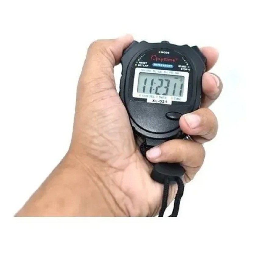 Cronômetro Digital Portátil Corrida Alarme Hora | Shopee Brasil