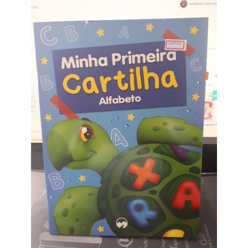 Minha primeira cartilha - Alfabeto | Shopee Brasil
